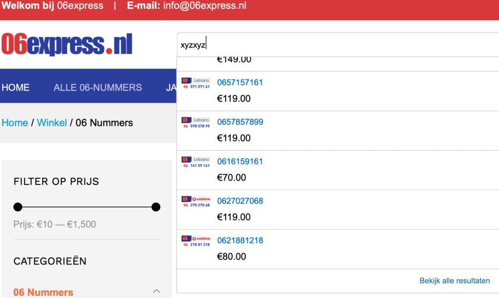 06 zoeken en aanschaffen